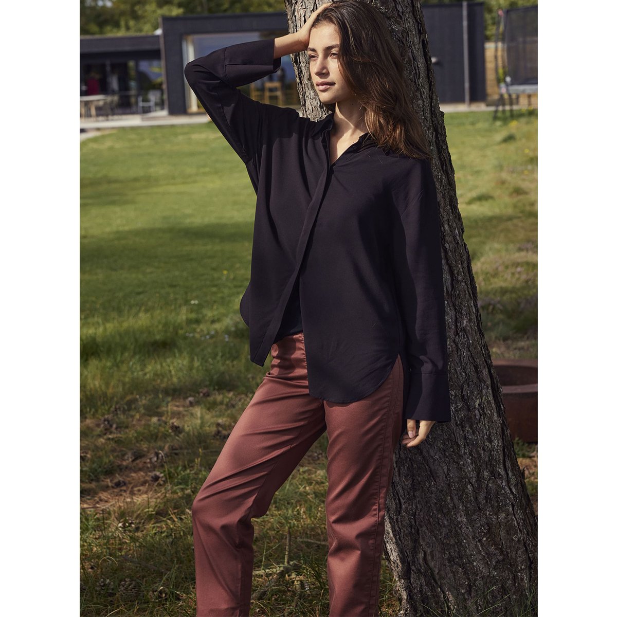 100870 Patricia pure regular c - Bukser - Bonde Boutique